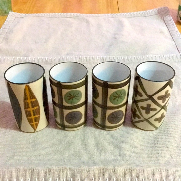 Art | Vintage Omc Japan Ceramic Shotcup Set Of 4 | Poshmark